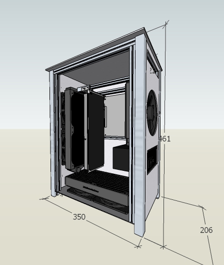 Concept - Spotswood Computer Cases | Large Vertical mini-DTX Case ...